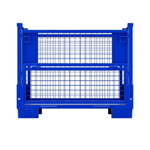 Collapsible Transportation Box Pallet 3D Model in Shipping Containers ...