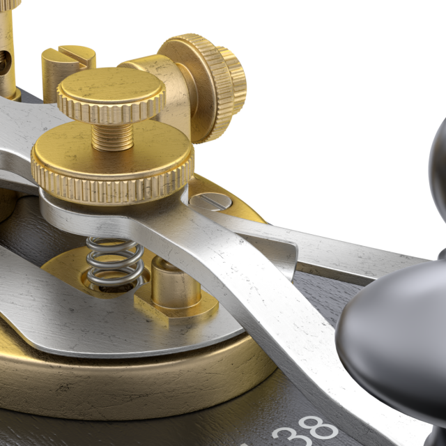 Morse Code Telegraphy Device 3D Model in Phone and Cell Phone 3DExport