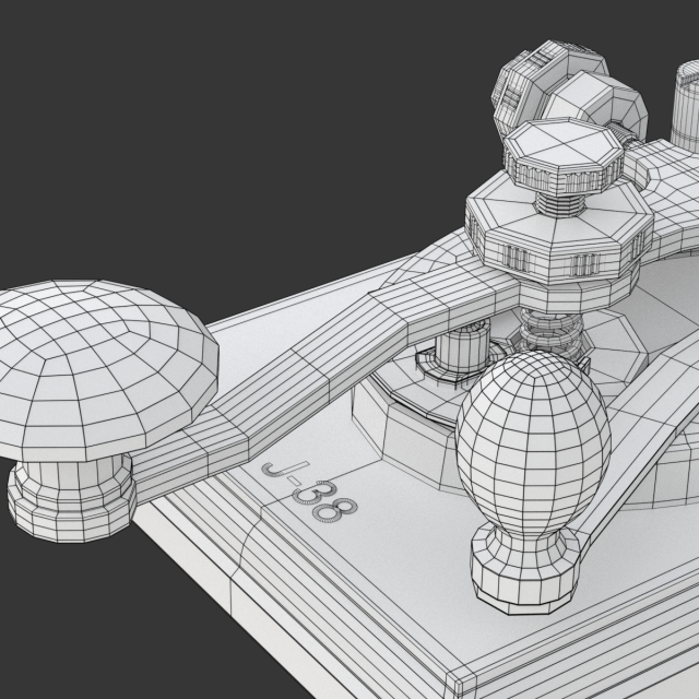 Morse Code Telegraphy Device 3D Model in Phone and Cell Phone 3DExport