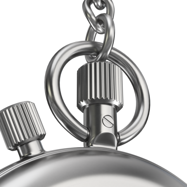 Stop Watch 3D Model in Jewellery 3DExport