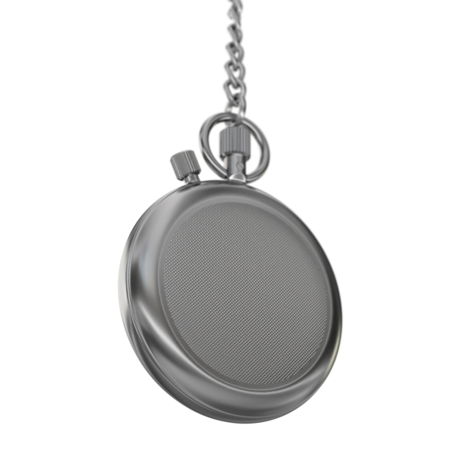 Stop Watch 3D Model in Jewellery 3DExport