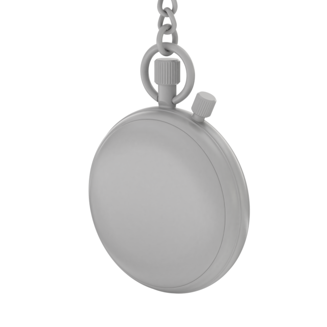 Stop Watch 3D Model in Jewellery 3DExport