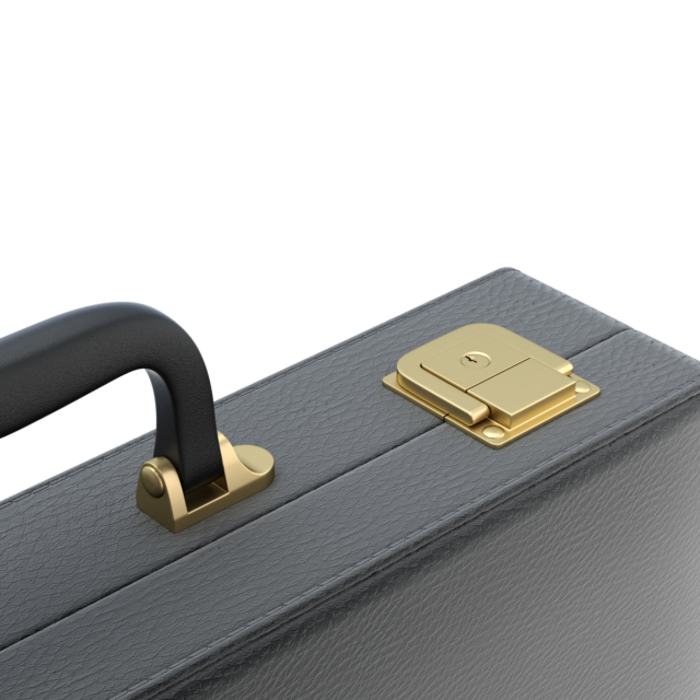 Leather Briefcase 3D Model in Other 3DExport