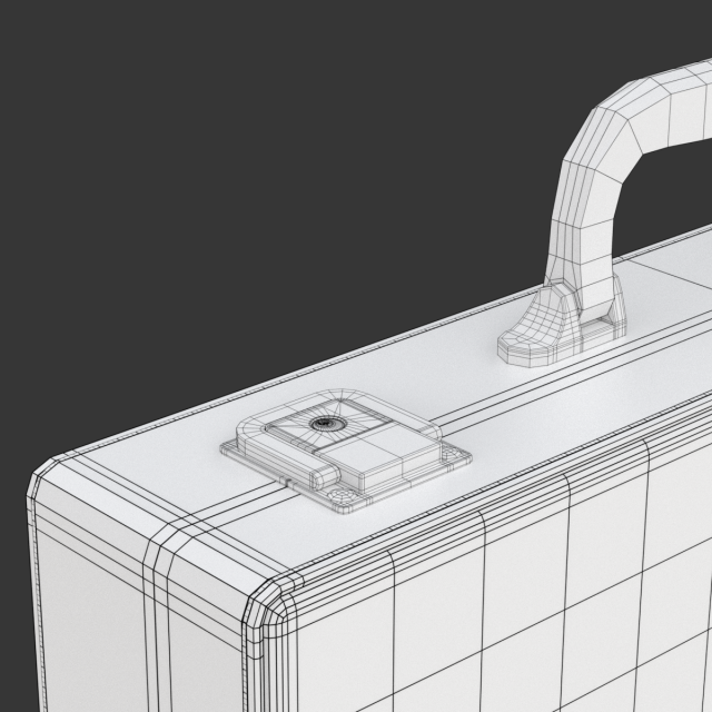Leather Briefcase 3D Model in Other 3DExport