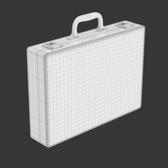 Leather Briefcase 3D Model in Other 3DExport