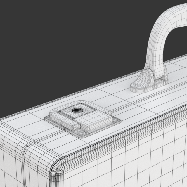 Leather Briefcase 3D Model in Other 3DExport