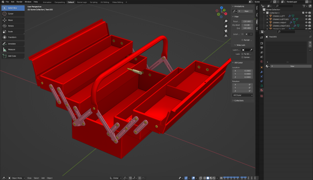Cantilever Toolbox 3D Model in Tools 3DExport