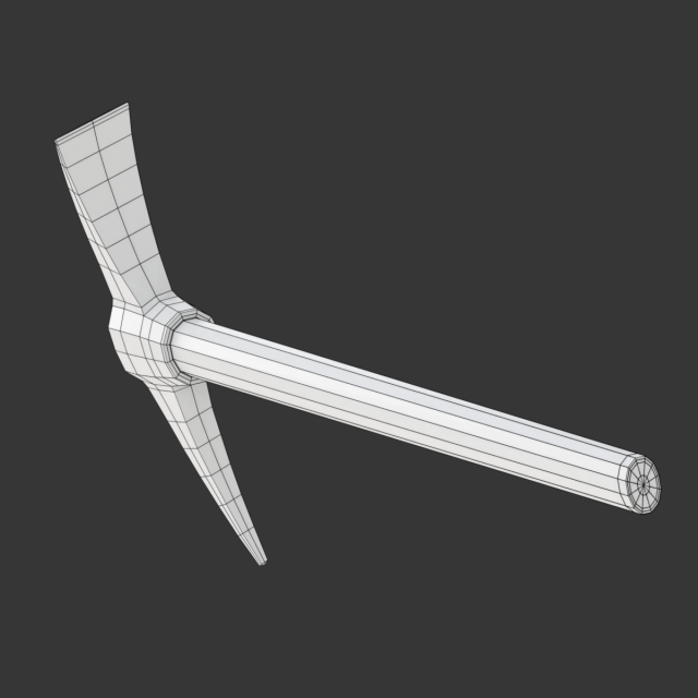 Pickaxe 3D Model in Tools 3DExport