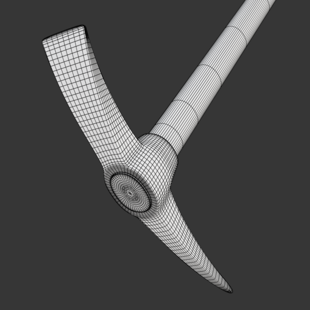 Pickaxe 3D Model in Tools 3DExport
