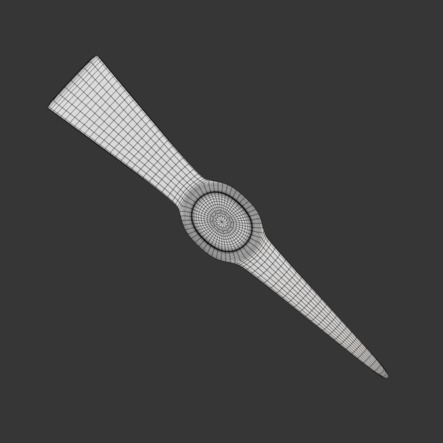 Pickaxe 3D Model in Tools 3DExport