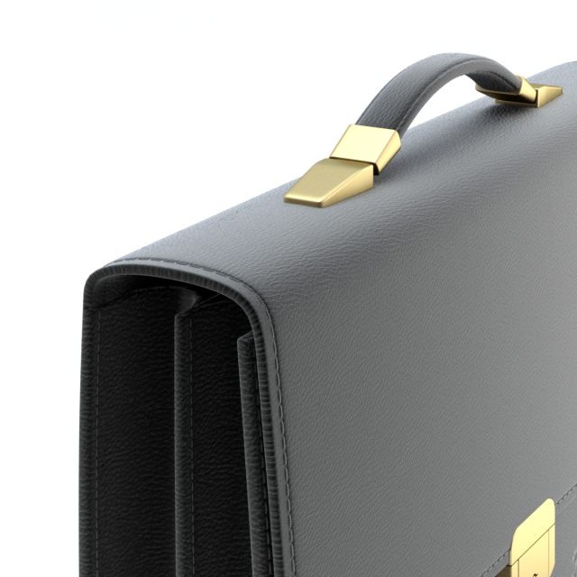 Leather Briefcase 3D Model in Other 3DExport