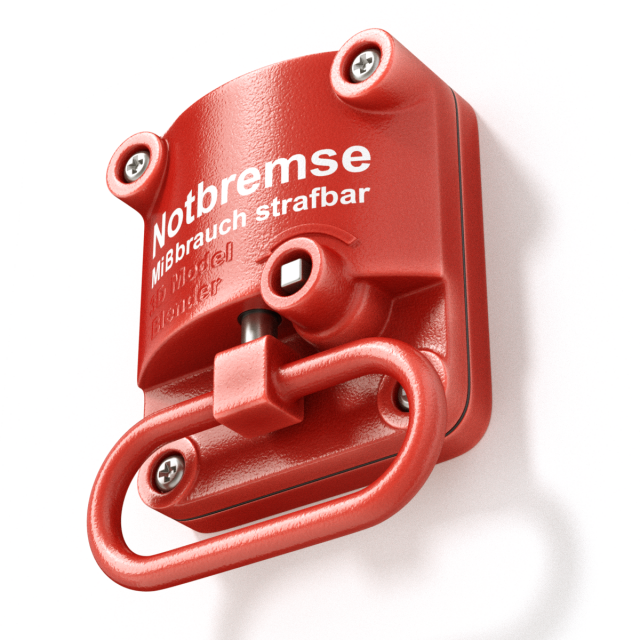 Emergency Hand Brake 3D Model in Parts 3DExport