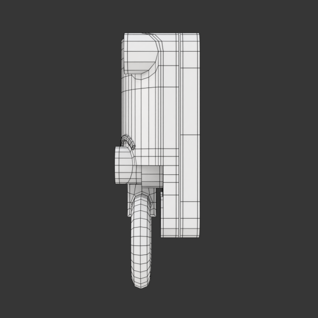 Emergency Hand Brake 3D Model in Parts 3DExport