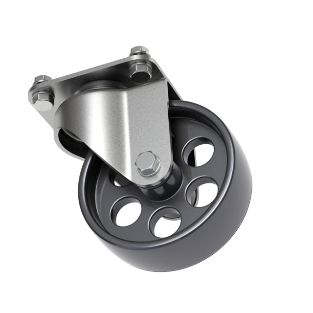 Set of Caster Wheels 3D Model in Cart 3DExport