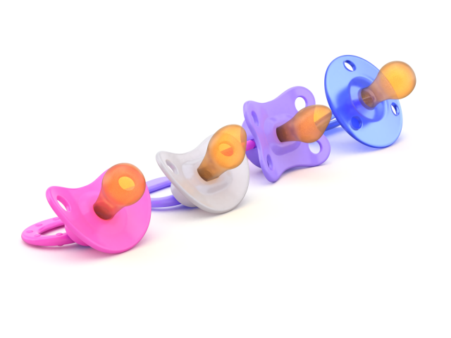 Pacifier Set 3D Model in Other 3DExport