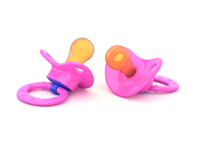 Pacifier Set 3D Model in Other 3DExport