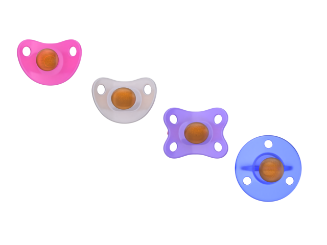 Pacifier Set 3D Model in Other 3DExport