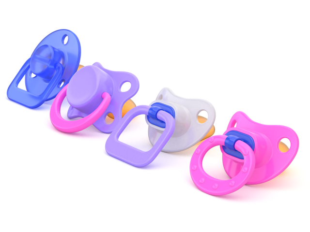 Pacifier Set 3D Model in Other 3DExport
