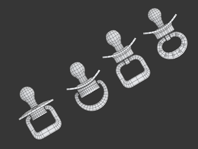 Pacifier Set 3D Model in Other 3DExport