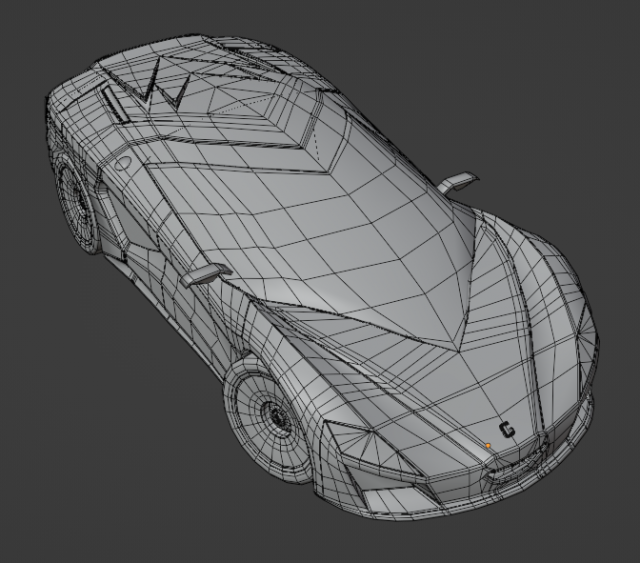 Fabrizio from Cars 2 3D Model in Royal Cars 3DExport