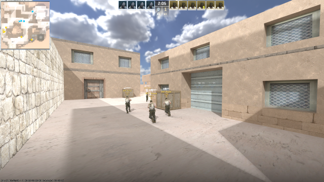 Desert Camp Soldier Front CS2 Map Free 3D Model in Landscapes 3DExport