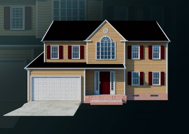 House 01 - High and Low Poly Model - 3D Model in Buildings 3DExport