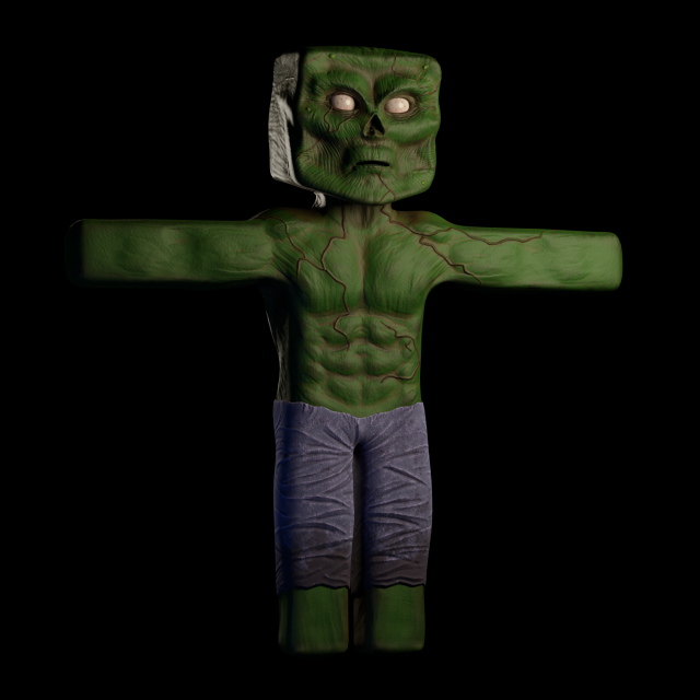 Dibujo De Zombies De Minecraft