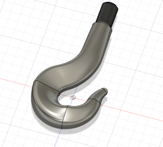 Hook 3D Model in Heavy Equipment 3DExport