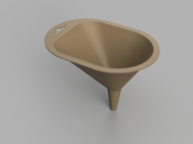 Funnel 3D Model in Cookware Tools 3DExport