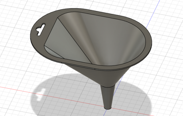 Funnel 3D Model in Cookware Tools 3DExport