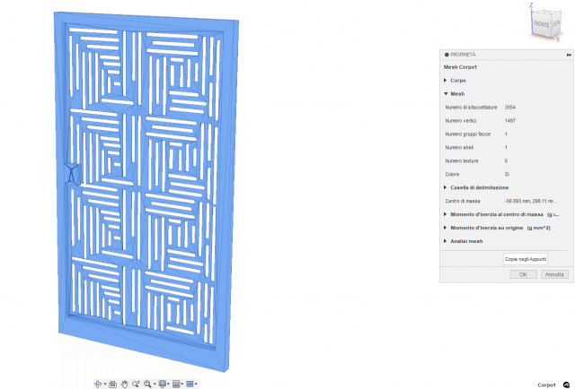 Laser-cut iron pedestrian gate with Platform glass roof Modelo 3D in Escultura 3DExport