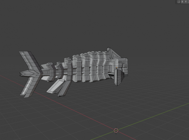 Mechanical fish 3D Model in Fish 3DExport