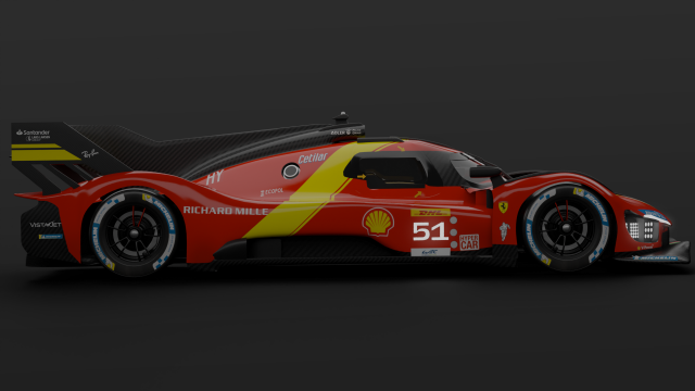 Ferrari 499P 3D Model in Racing 3DExport
