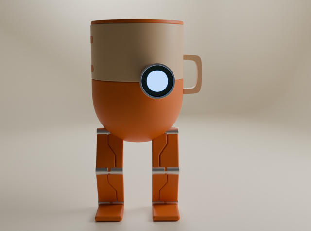 Cup robot 3D Model in Other 3DExport