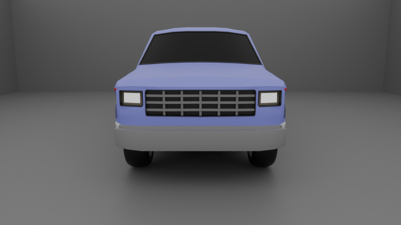 Low Poly Pickup Truck 1 Free 3D Model in SUV 3DExport