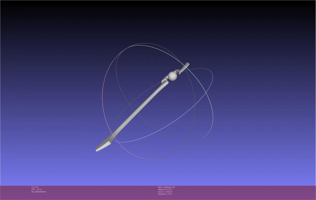 Konosuba Megumin Staff Printable Assembly 3D Print Model in Other 3DExport