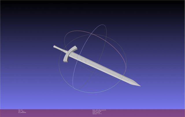 Fate Saber Alter Sword Printable Assembly 3D Print Model in Other 3DExport