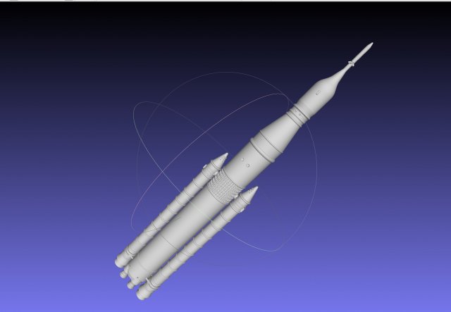NASA SLS Block 1 Printable Rocket Model 3D Print Model in Vehicle 3DExport
