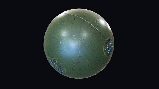 Reconnaissance Sphere Drone PBR Low-poly LODs 3D Model in Drone ...