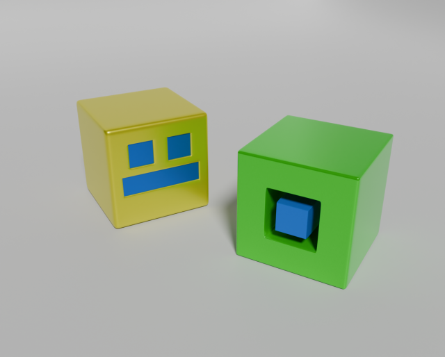 Icon Kit 1 Geometry Dash First 10 Cubes 3D Model in Game Assets 3DExport
