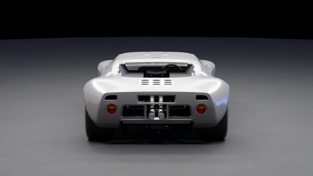 GT40 3D Model in Classic Cars 3DExport