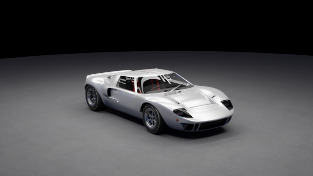 GT40 3D Model in Classic Cars 3DExport
