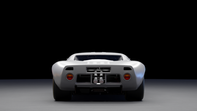 GT40 3D Model in Classic Cars 3DExport