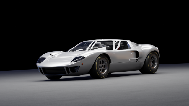 GT40 3D Model in Classic Cars 3DExport