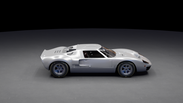 GT40 3D Model in Classic Cars 3DExport