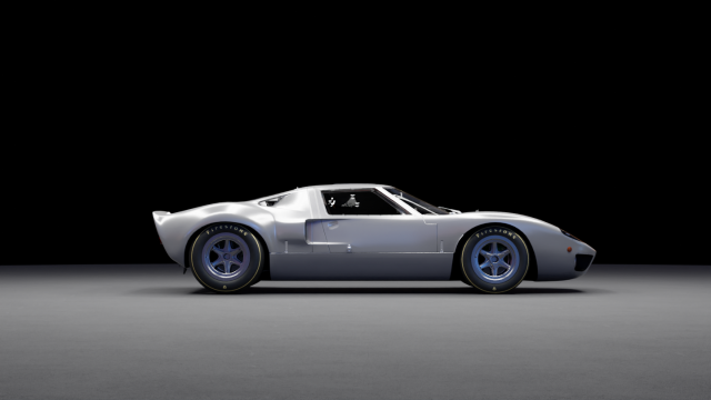 GT40 3D Model in Classic Cars 3DExport