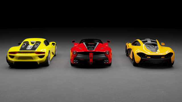 Holy Trinity Car Pack 3D Model in Sport Cars 3DExport