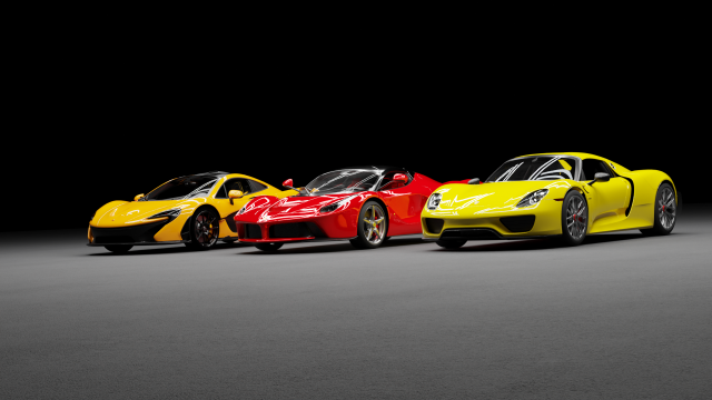 Holy Trinity Car Pack 3D Model in Sport Cars 3DExport