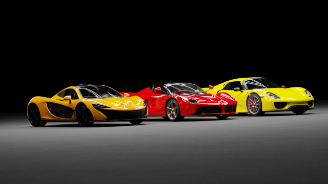 Holy Trinity Car Pack 3D Model in Sport Cars 3DExport