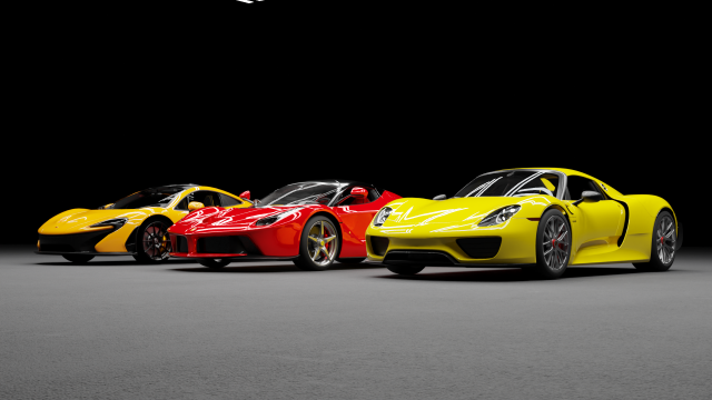 Holy Trinity Car Pack 3D Model in Sport Cars 3DExport